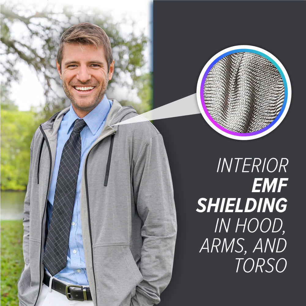 EMF Radiation Protection Hooded Jacket | DefenderShield