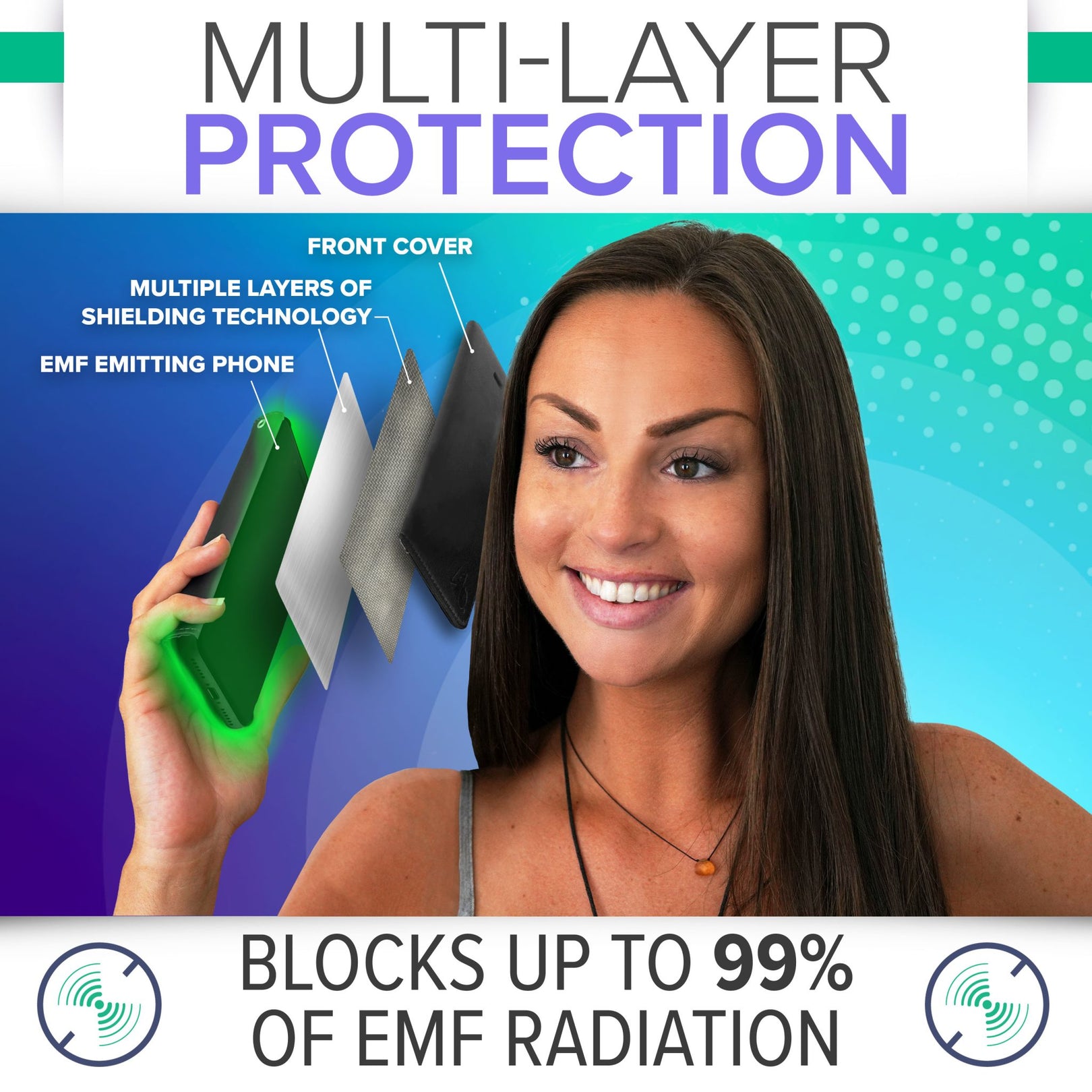 EMF Blocking and Anti Radiation iPhone 16 Case | DefenderShield